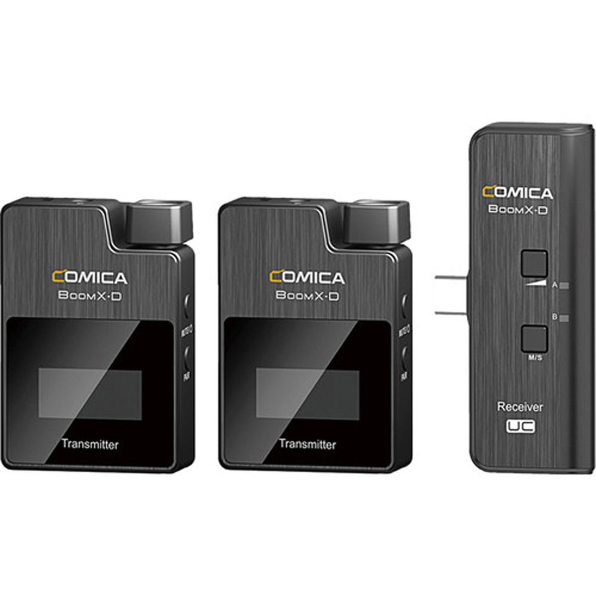 Comica BoomX-D Compact 2.4 GHz Dual Wireless Microphone System for ...