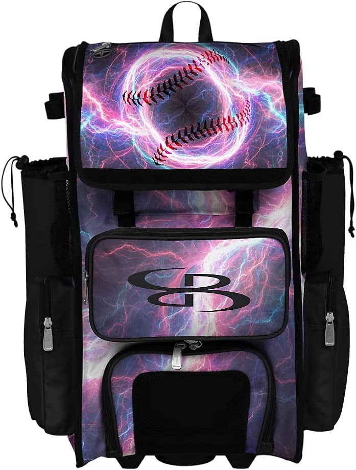 Boombah Rolling Superpack 2.0 Baseball/Softball Gear Bag - 23-1/2" x 13 ...