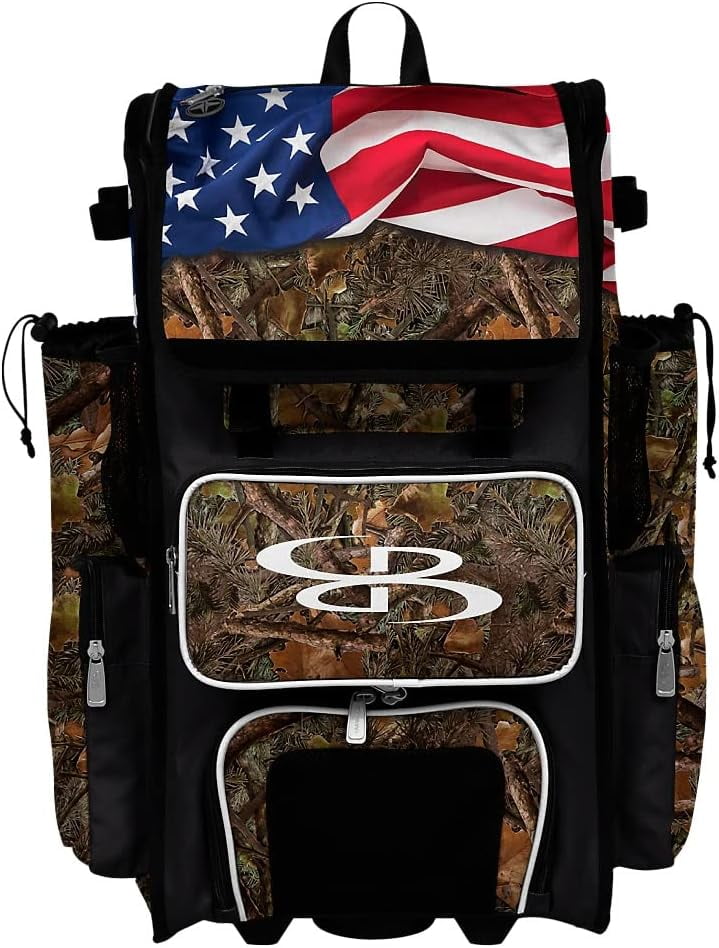Boombah Rolling Superpack 2.0 Baseball/Softball Gear Bag - 23-1/2" x 13 ...