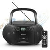 Boombox Cassette CD Player Combo with Bluetooth, AM/FM Radio for Home ...