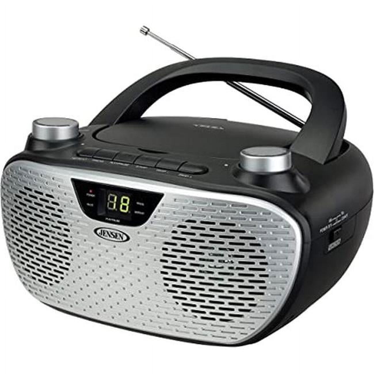 Boombox CD AM FM Stereo Radio with CD Player - Black - Walmart.com
