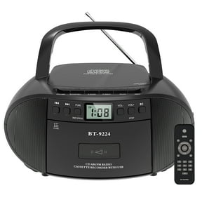 Panasonic AM/FM Boombox with MP3, CD, Cassette Recorder, USB & Music ...