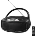 Boombox CD Player with Bluetooth AM/FM Radio with Speakers, Support ...