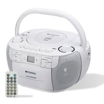 Boombox Cassette CD Player Combo with Bluetooth, AM/FM Radio for Home ...