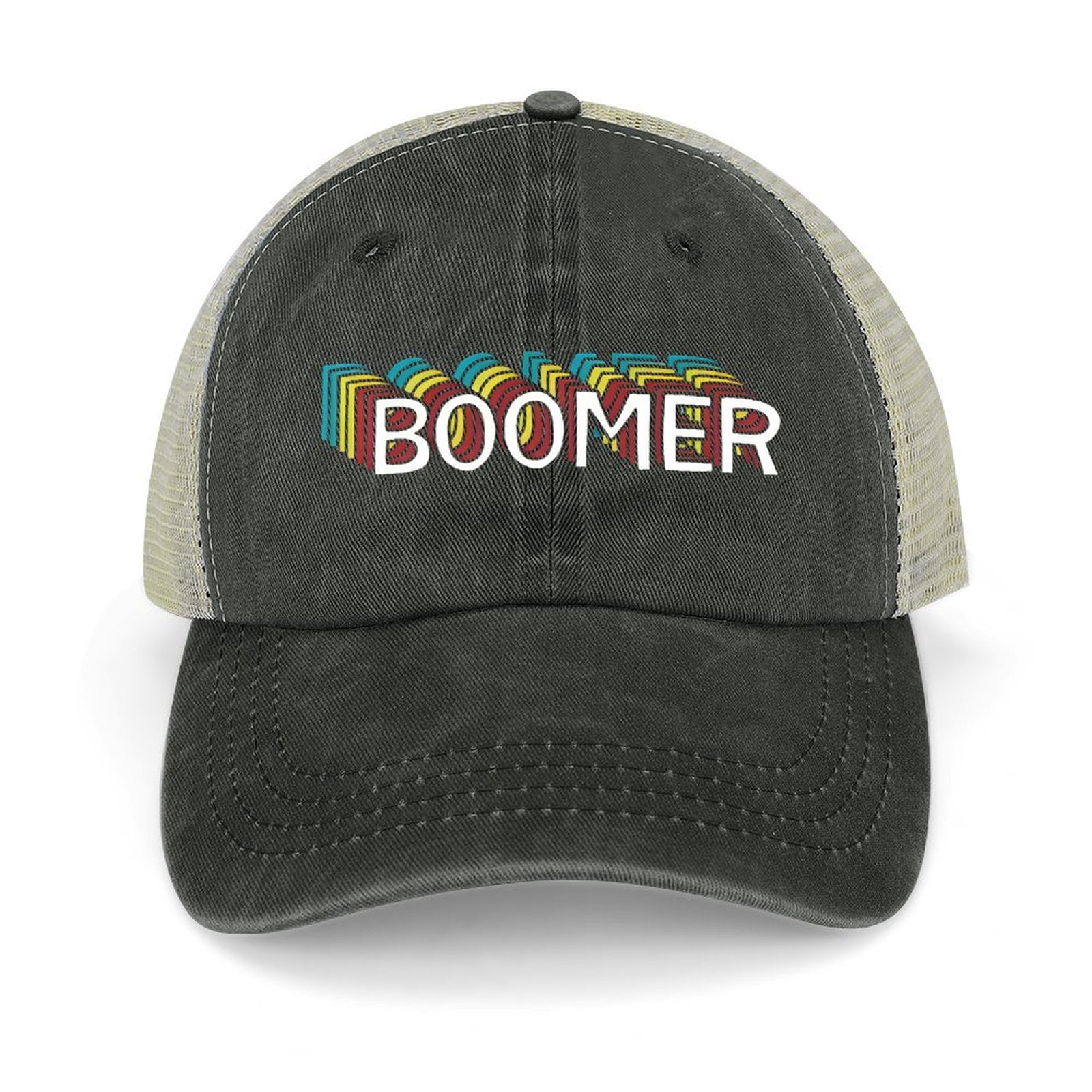 Boomer Black Hat Adjustable Funny Fashion Unisex Baseball Cap for Men ...