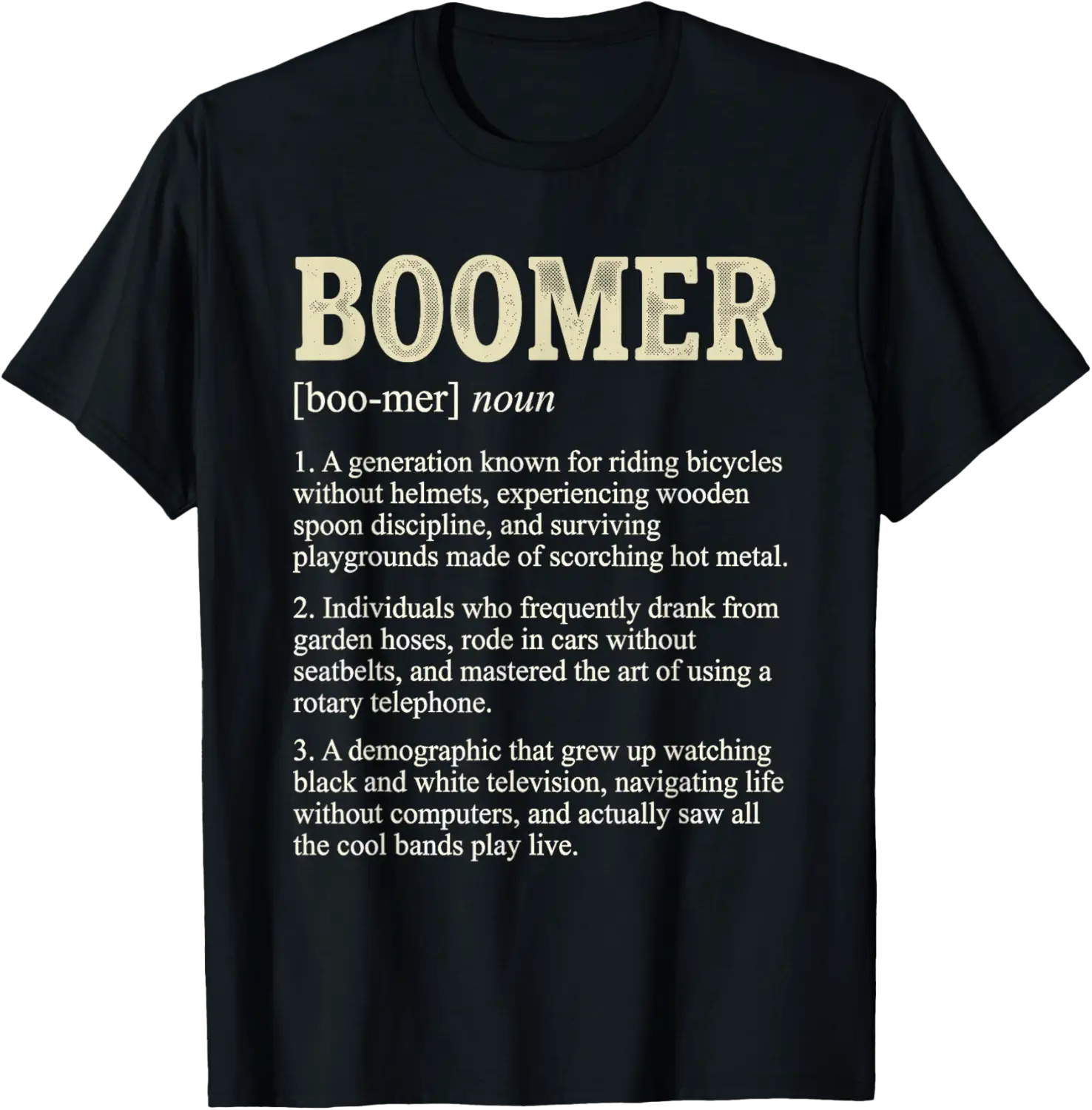 Boomer Definition Retro Baby Boomer 60S 40S T-Shirt - Walmart.com