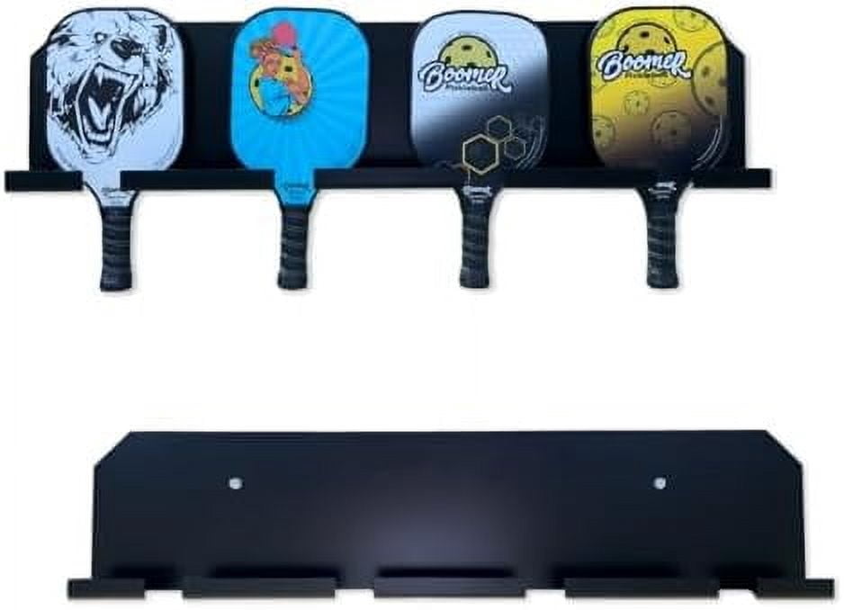 Boomer HD Pickleball Paddle Rack – Holds 4 or 8 Paddles – Track Players ...