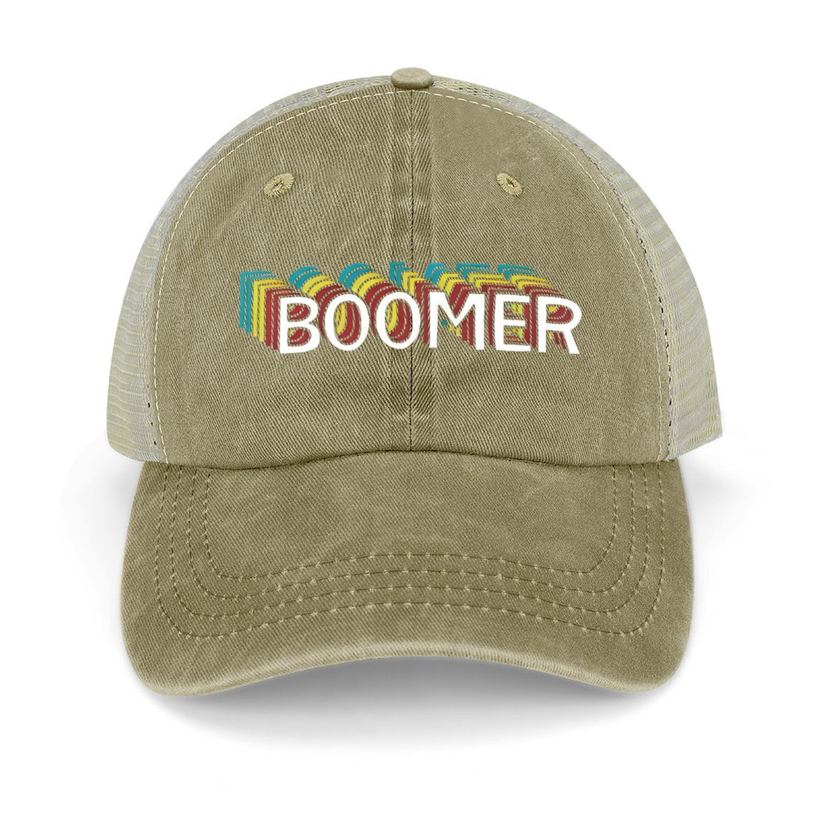Boomer Khaki Hat Adjustable Funny Fashion Unisex Baseball Cap for Men ...
