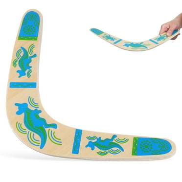 Sturdy Wooden Handcrafted Boomerang, with Flight Instructions, Right ...