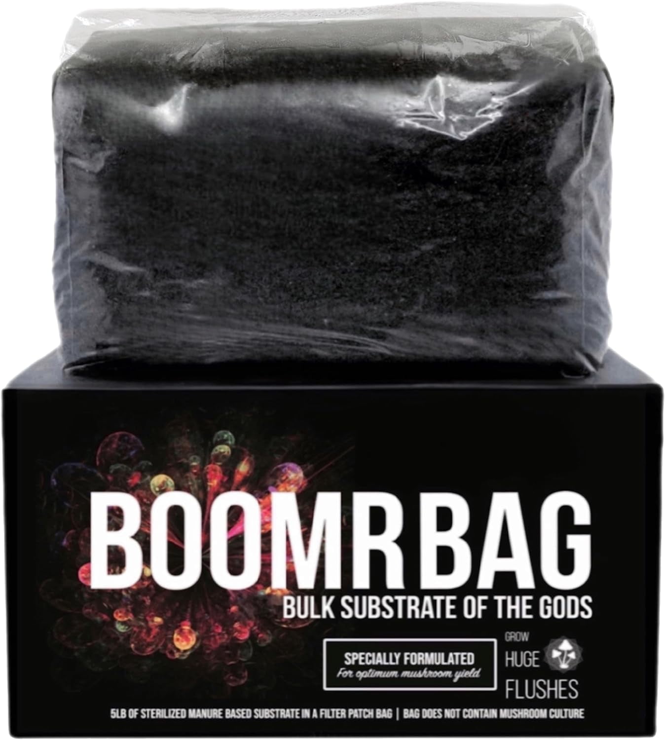‘Boomr Bag’ (5 lb) Manure-Based Sterile Mushroom Bulk Substrate ...