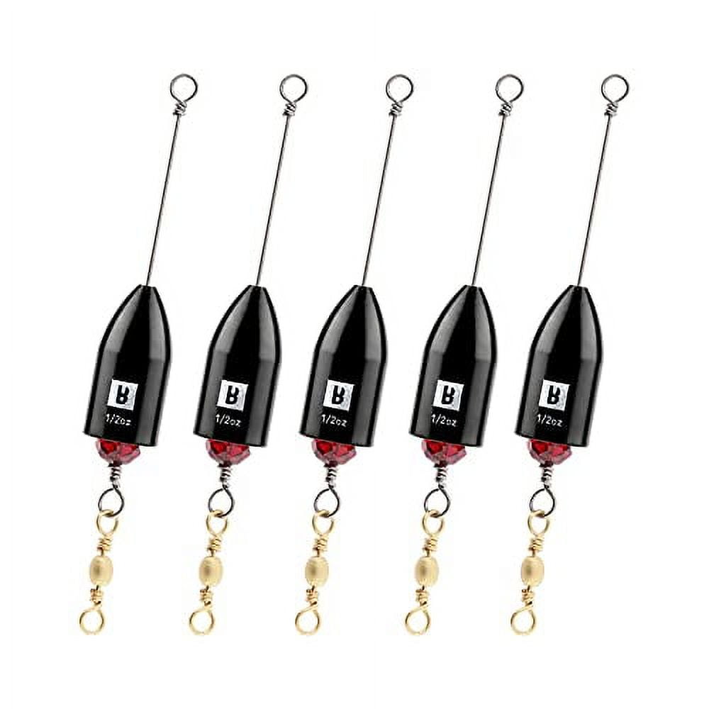 Booms Fishing CRR Carolina Ready Rigs for Bass Fishing Saltwater, Brass ...
