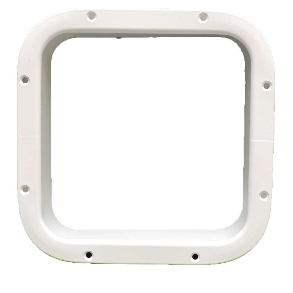 Boomsma Boat Hatch Trim Ring 80.07.00.00 | 8 1/4 x 8 1/4 Inch White ...