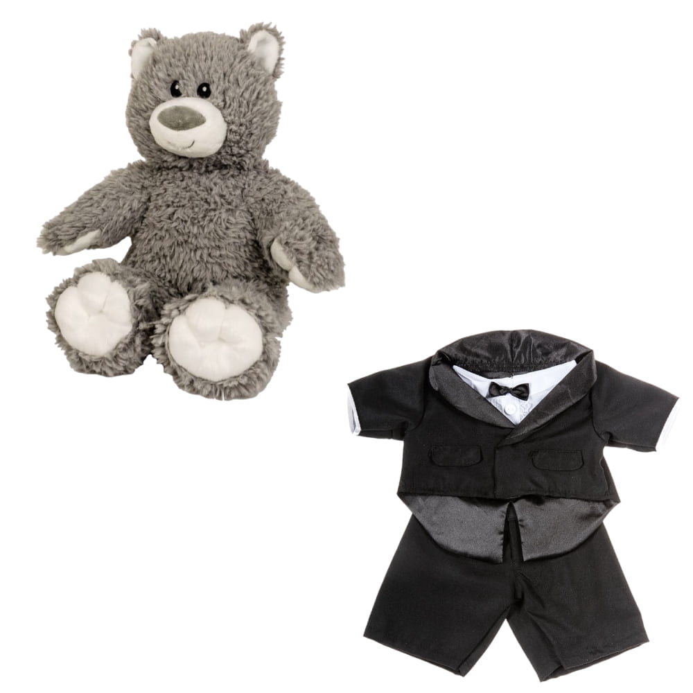 Boon Bear 16 Inch with Tuxedo Outfit Plush Toy, Adorable Cloth Stuffed ...