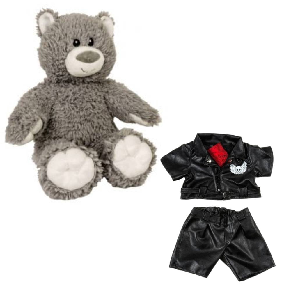 Boon Bear in Easy Rider Biker Outfit Plush 16 inch Toy with Leather ...