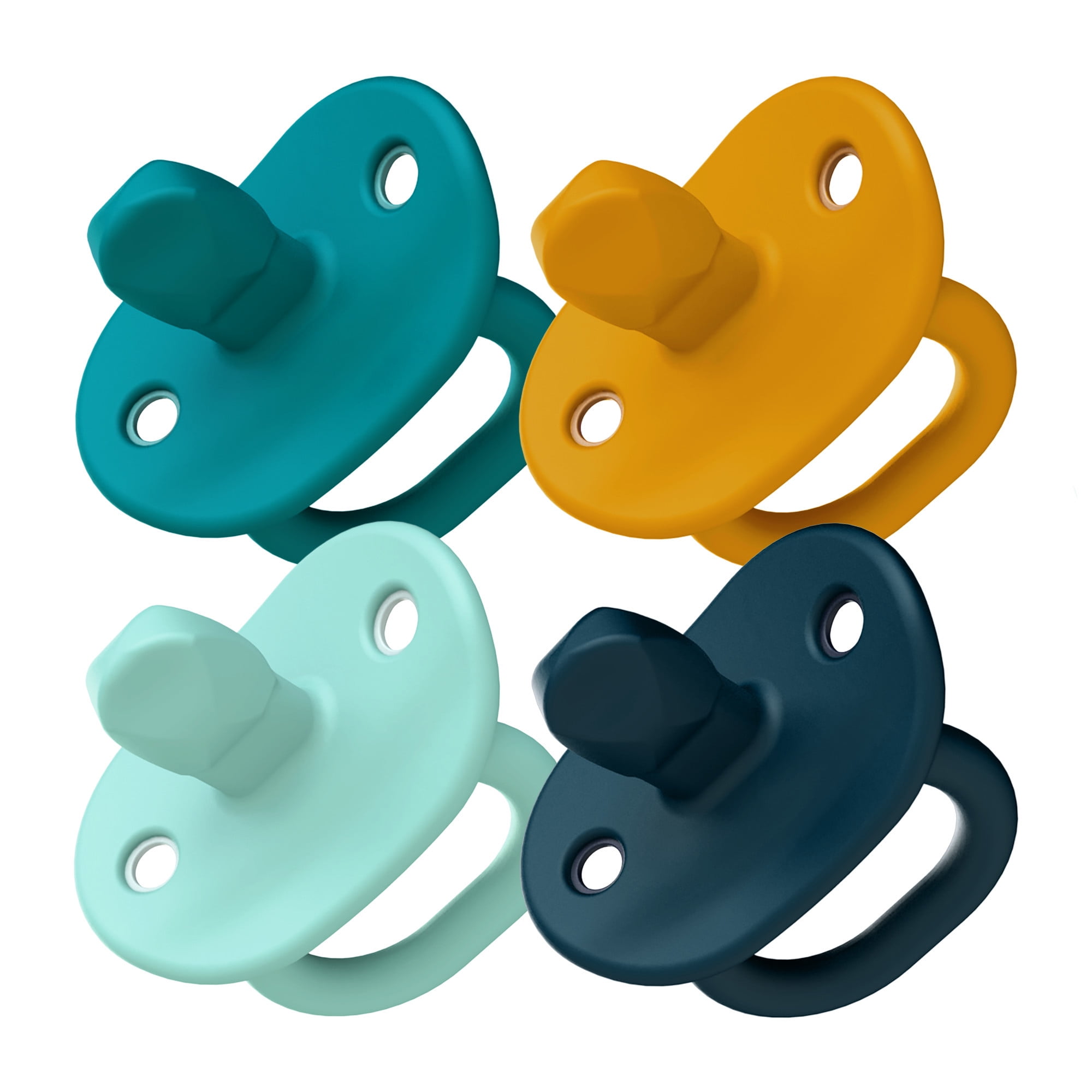Boon® JEWL™ Orthodontic Silicone Pacifier - Stage 2 - Blue (4pk ...