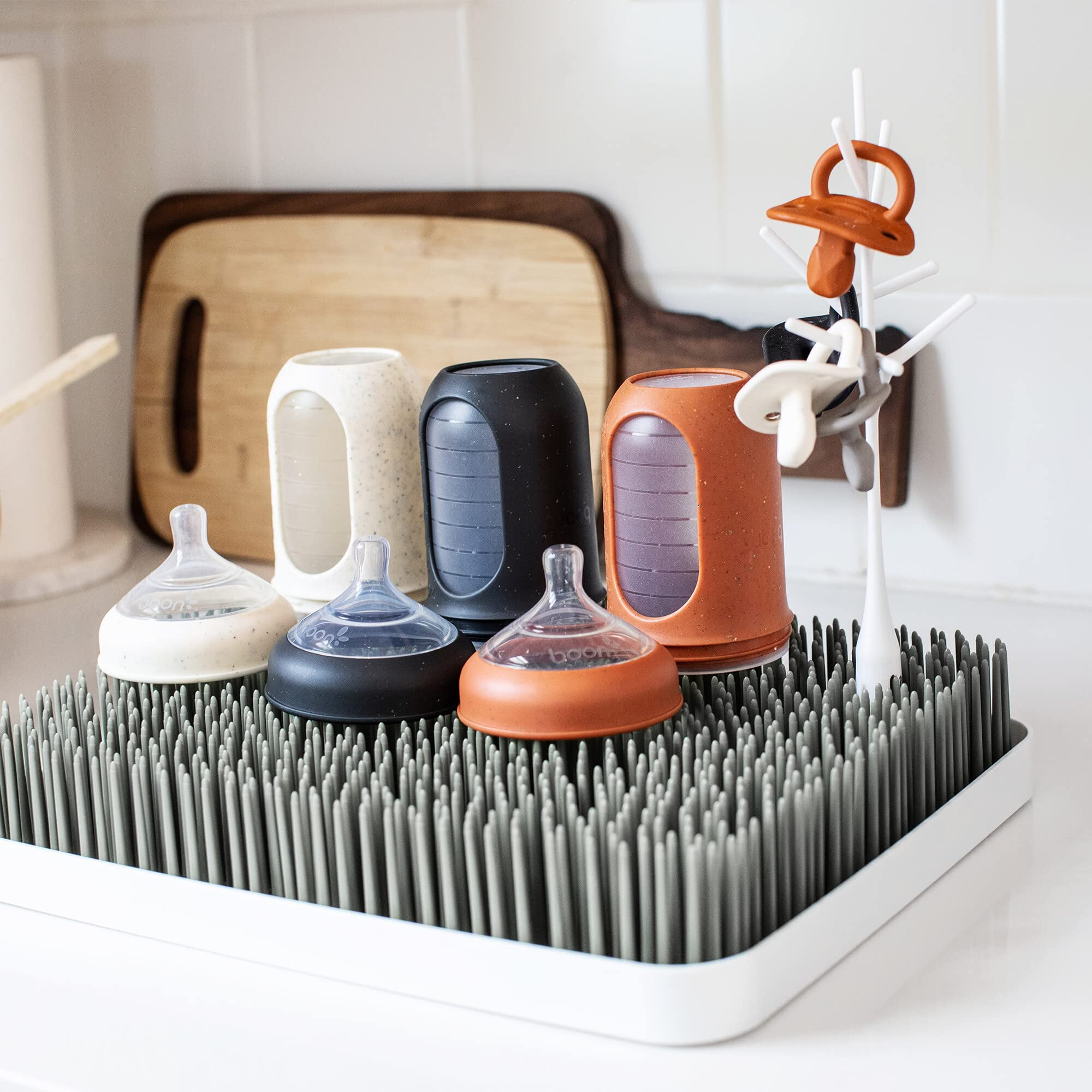 Boon Lawn Countertop Drying Rack in Grey - Walmart.com