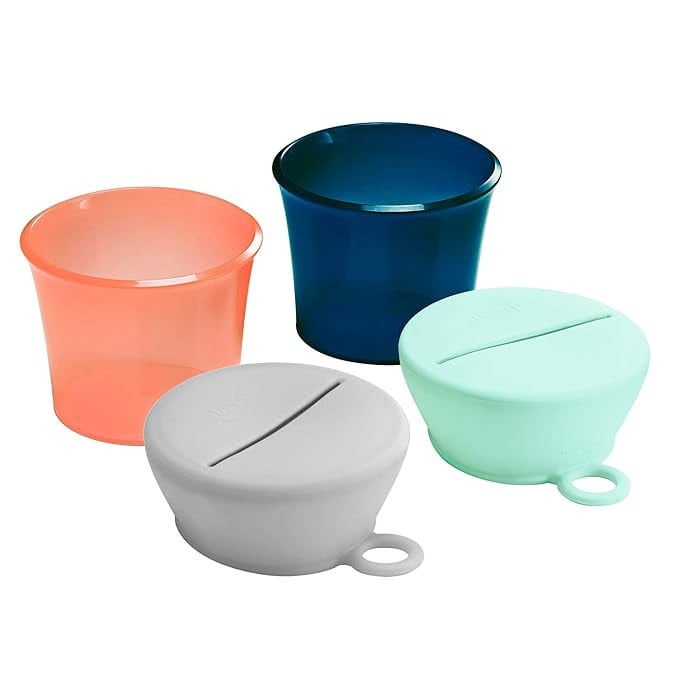 Boon SNUG Snack Cups and Lids, Multi (Set of 2) - Walmart.com