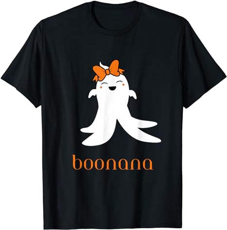 Boonana! Boo-Nana! Funny Halloween Costume Ghost Banana Pun! T-Shirt ...