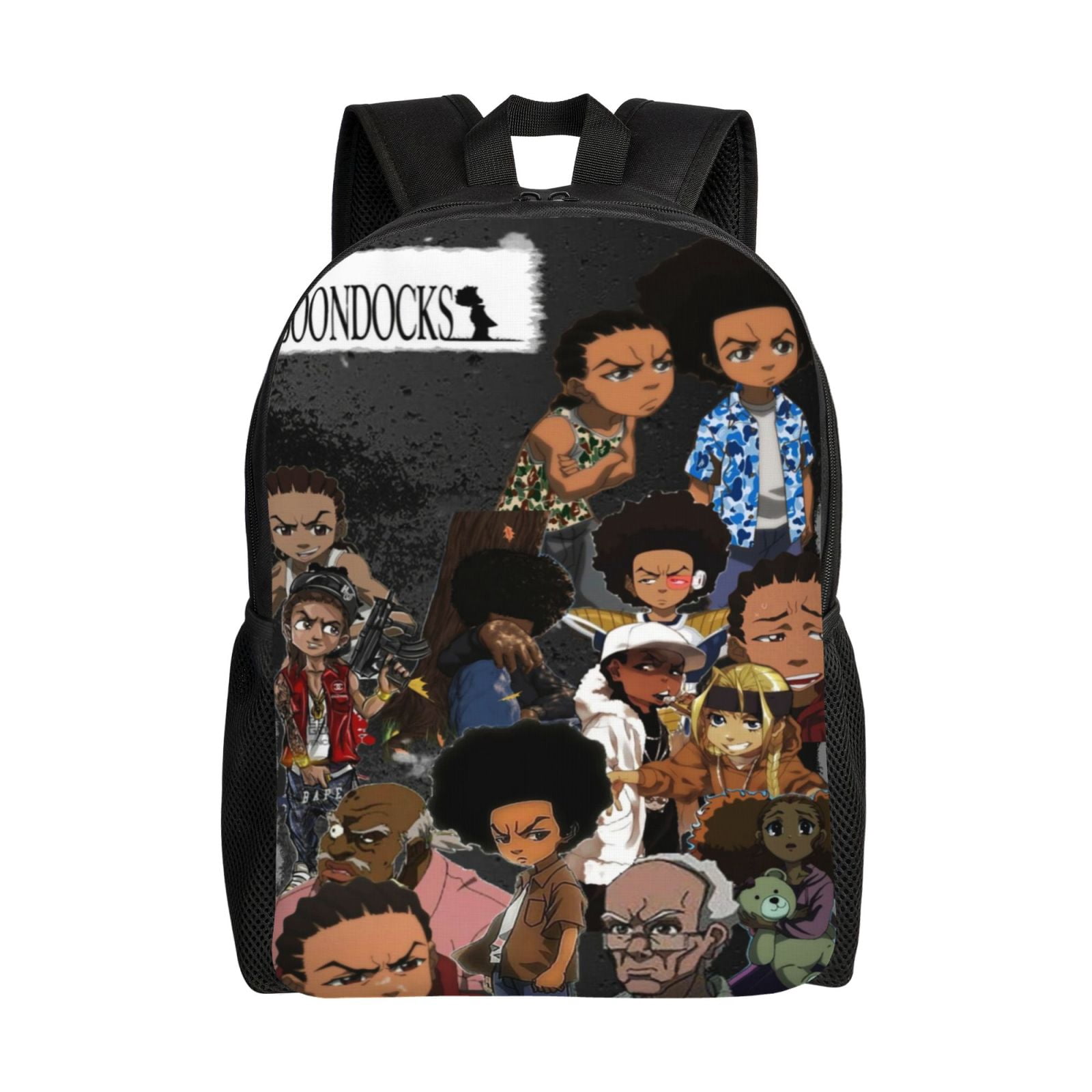 Boondocks Backpack Fashion Casual Unisex Laptop Computer Daily Bookbag ...