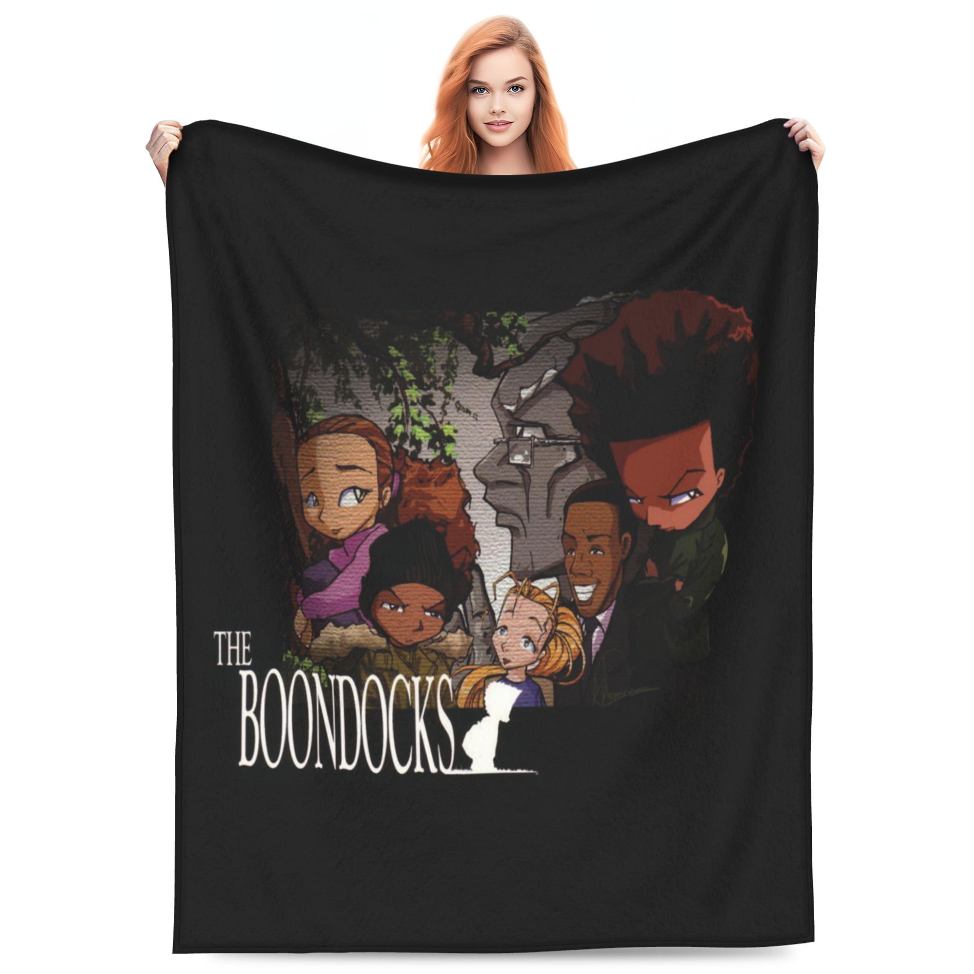 Boondocks Bed Blanket 3D Printed Throw Blanket Lightweight Super Soft ...
