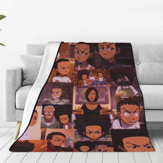 Boondocks Blanket Cute Character All Season Warm Fuzzy Plush Throw ...