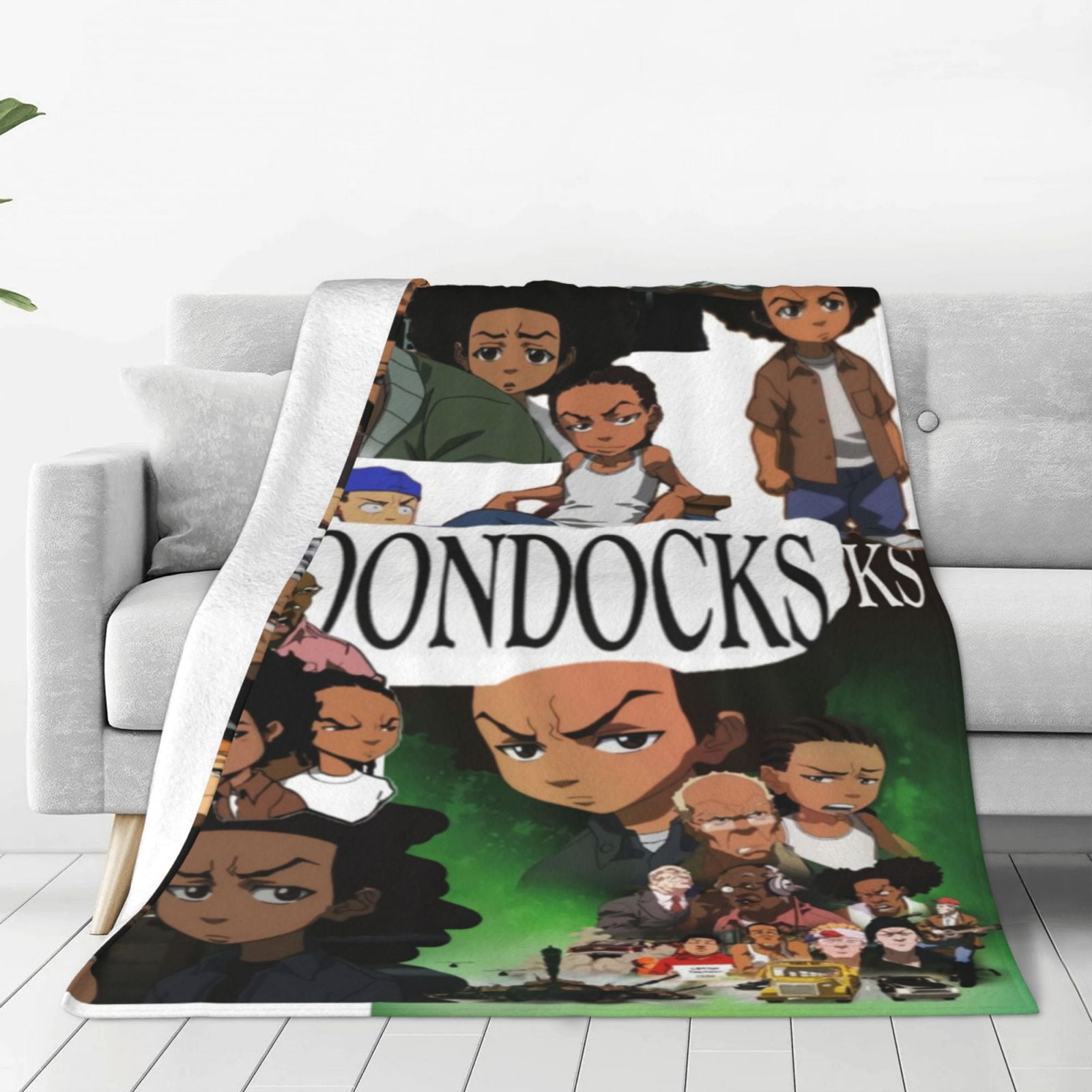 Boondocks Blanket Cute Character All Season Warm Fuzzy Plush Throw ...