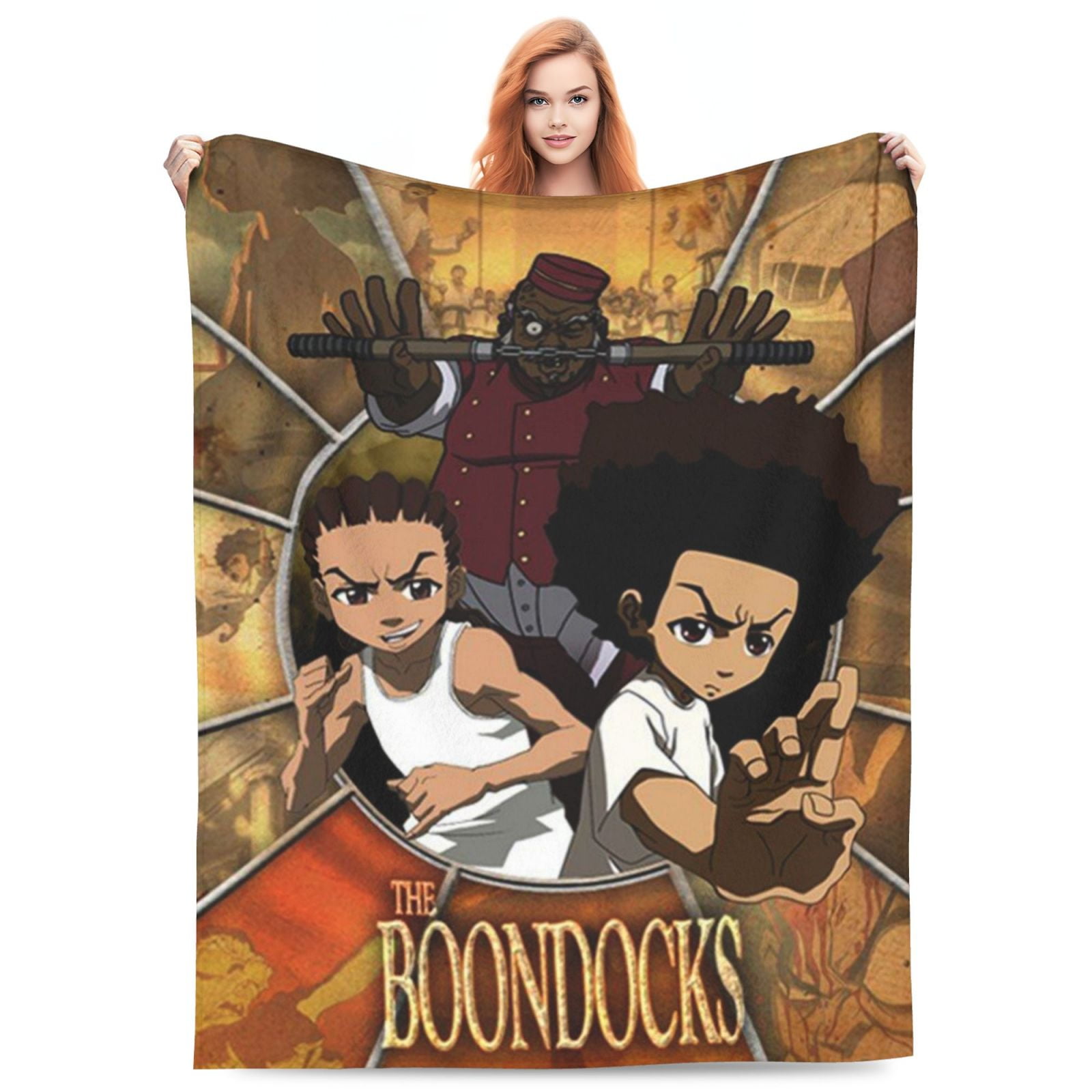 Boondocks Blanket Ultra-Soft Micro Fleece Flannel Blanket 80"x60" Cozy ...