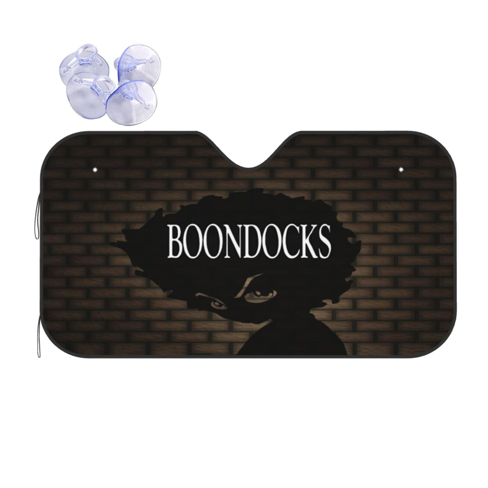 Boondocks Car Windshield Sunshade Front Window Sun Shades Folding Block ...