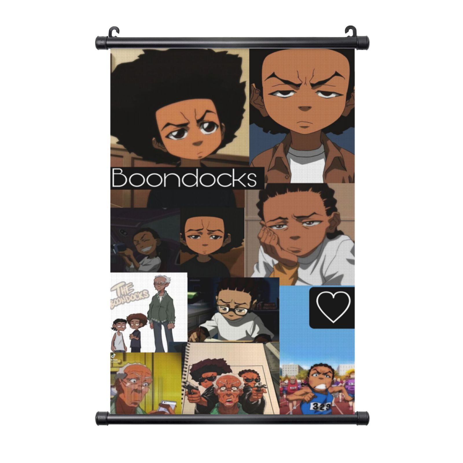 Boondocks Hanging Poster Prints Canvas PVC Scroll Shaft Wall Art ...