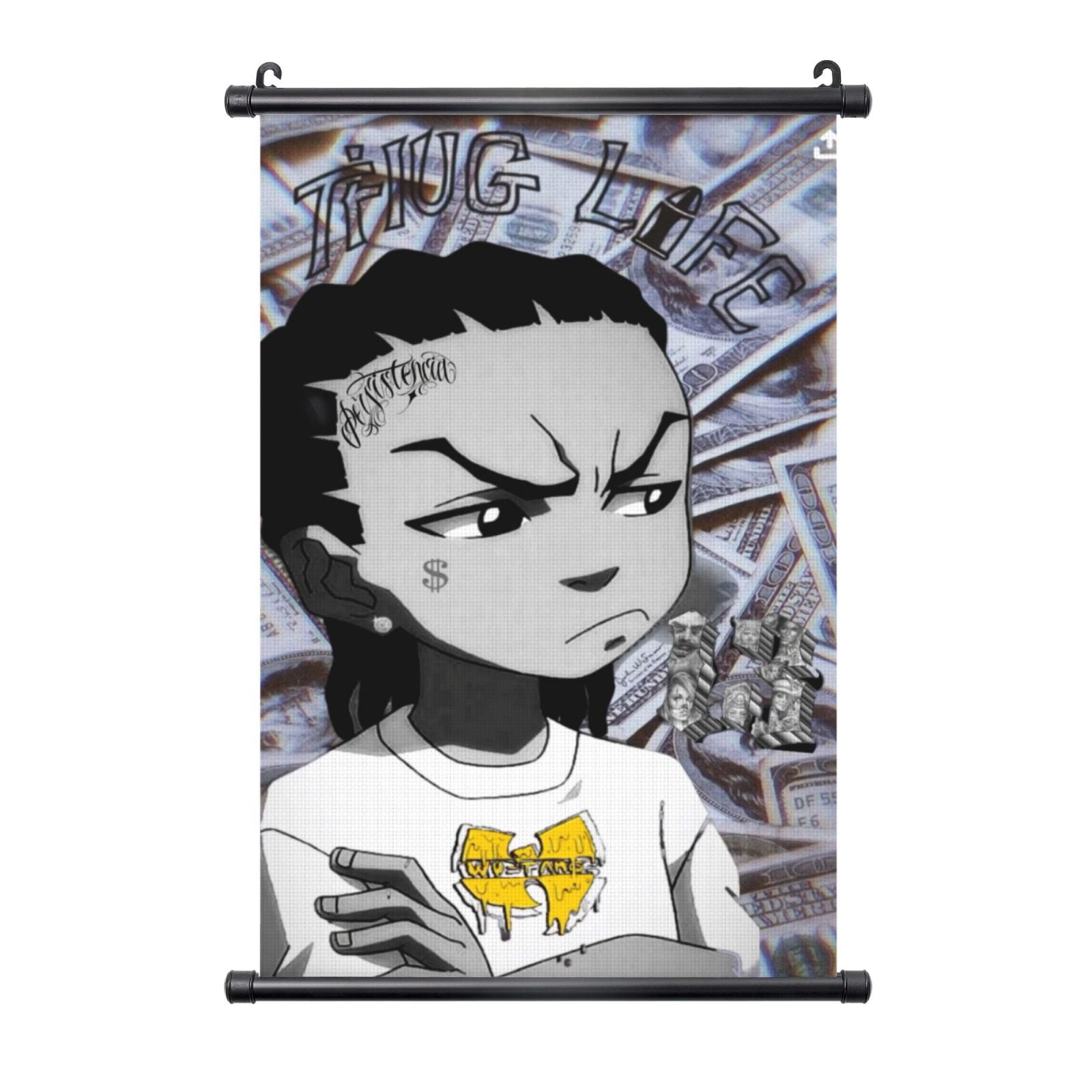 Boondocks Hanging Poster Prints Canvas PVC Scroll Shaft Wall Art ...