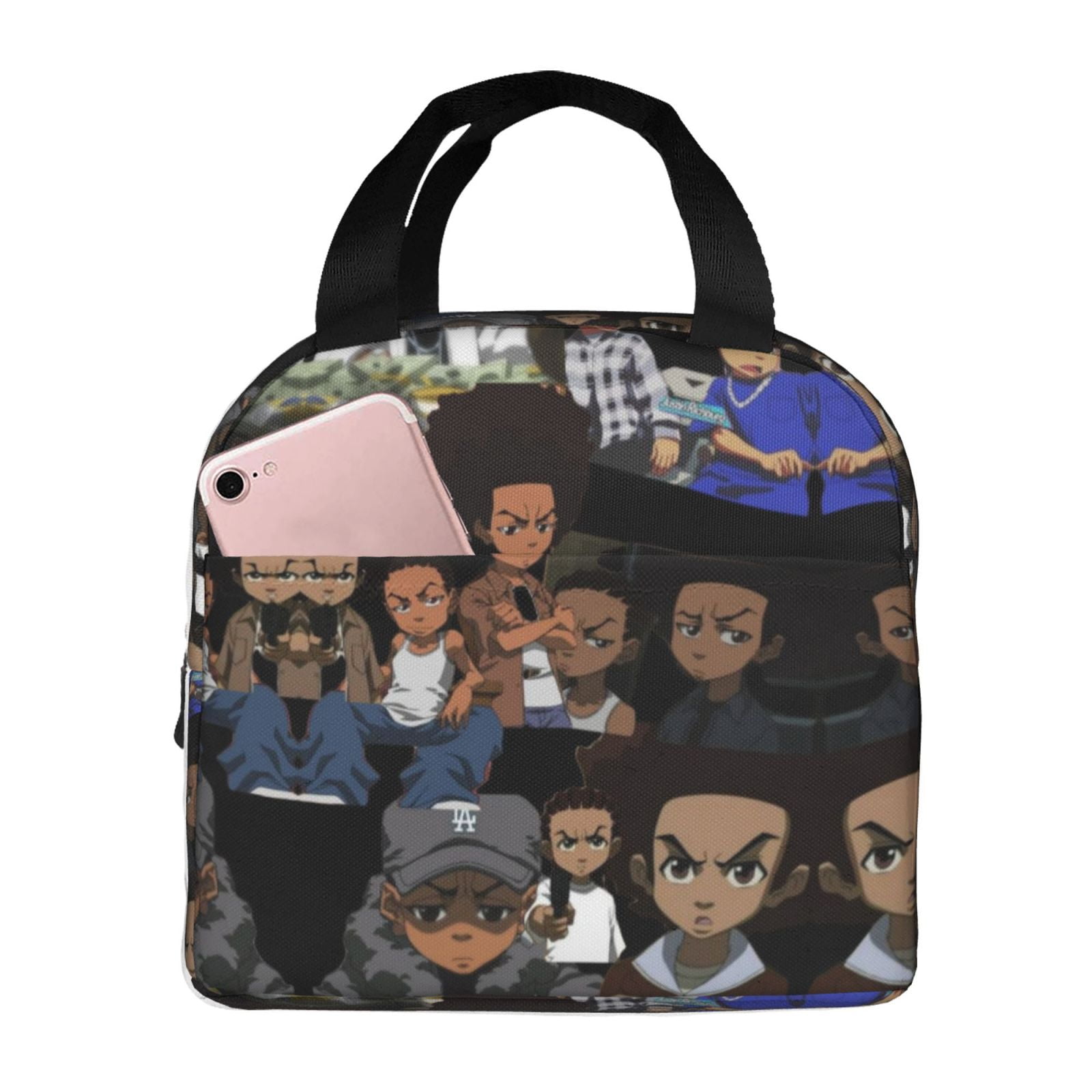 Boondocks Lunch Bag Insulated Lunch Box Reusable Cooler Cartoon Lunch ...