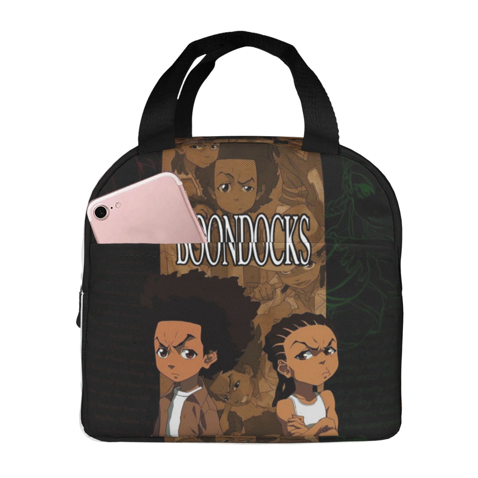 Boondocks Lunch Bag Insulated Lunch Box Reusable Cooler Cartoon Lunch ...