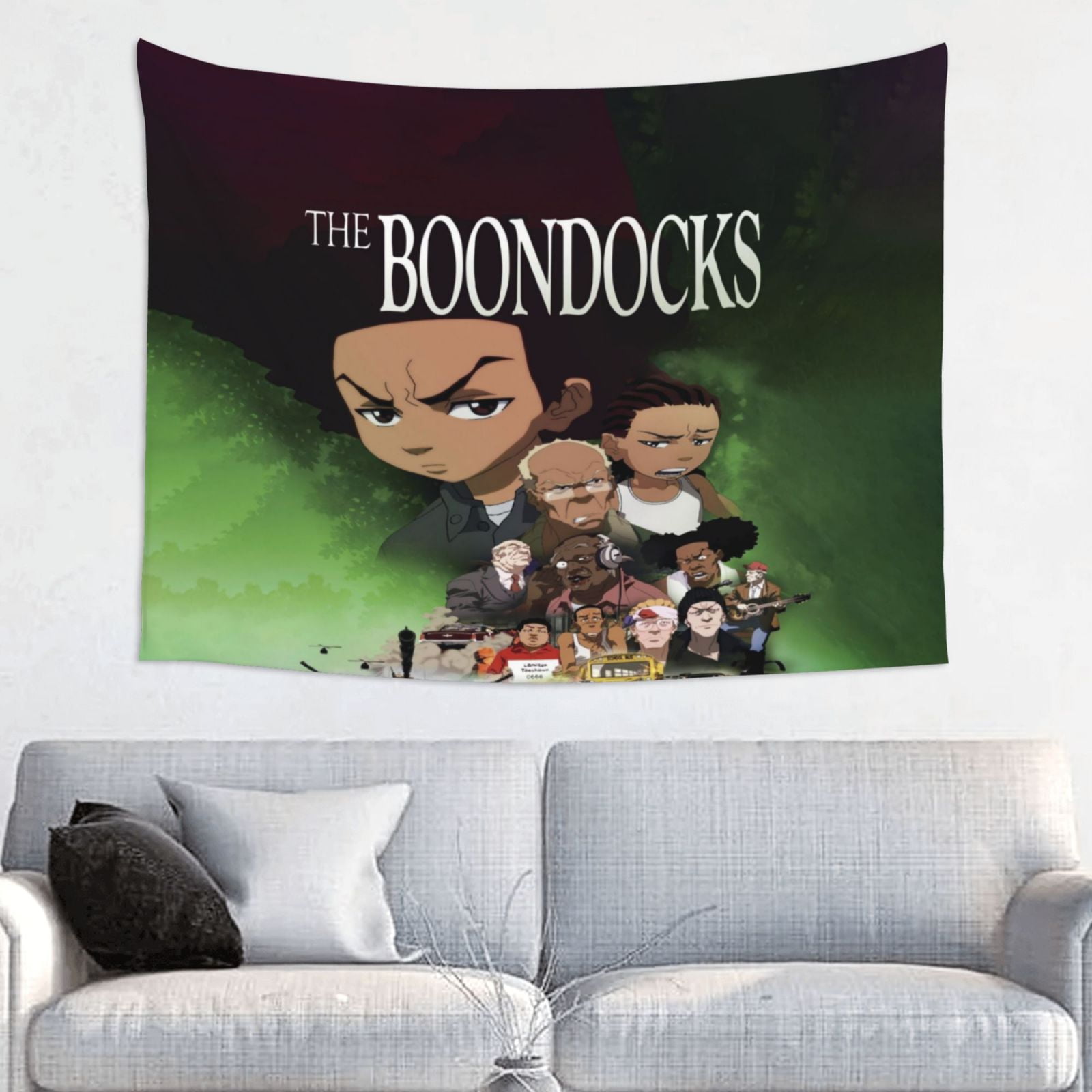 Boondoc-k Tapestry Anime Poster Large Background Wall Art Bedroom Wall ...