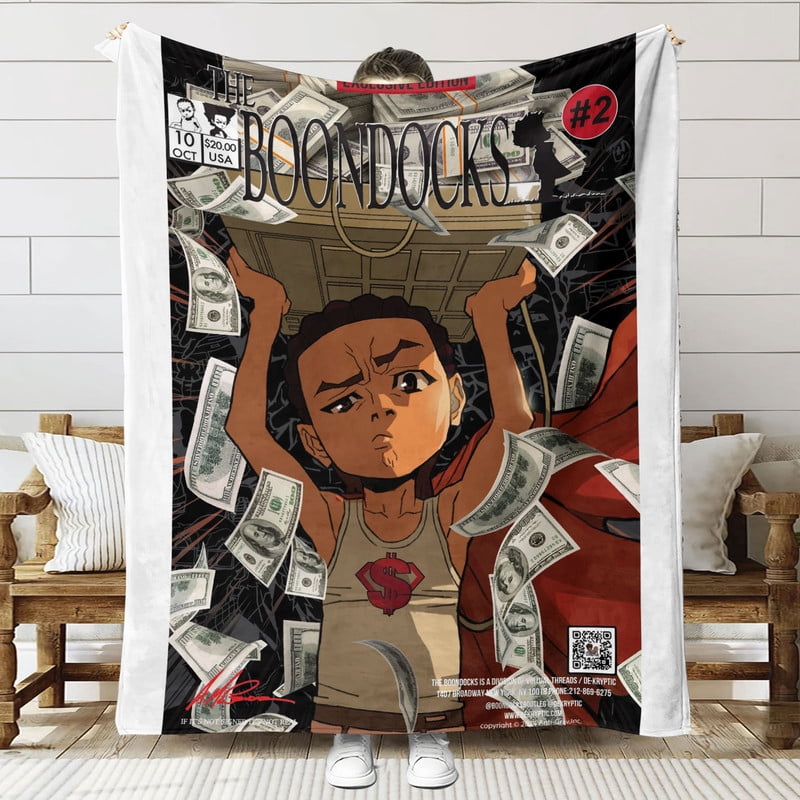 Boondocks Throw Blanket Gifts for Fans Lover Girls Boys Women Present ...