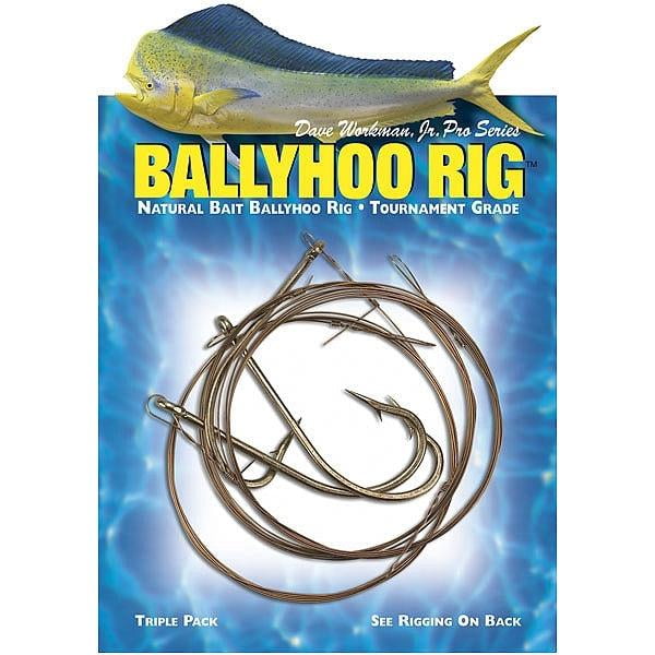 Boone 00622 Ballyhoo Rig Size 8/0 Hook Single Hook 3 per Pack - Walmart.com