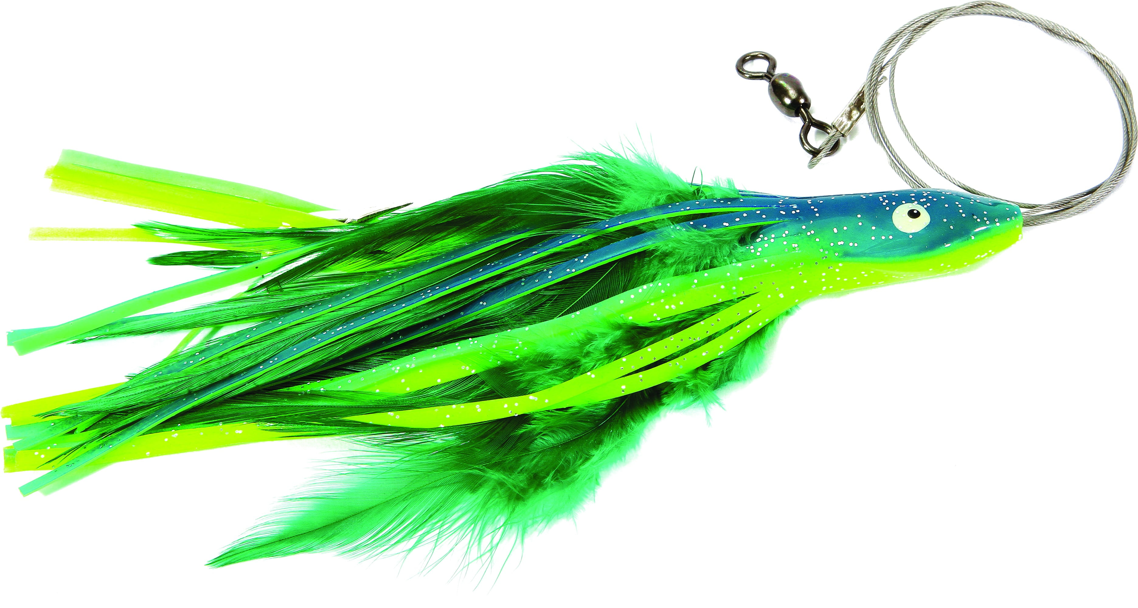 Boone Dolphin Rig, Mahi - 6.5", 1.5 oz. 7/0 Wire - Walmart.com