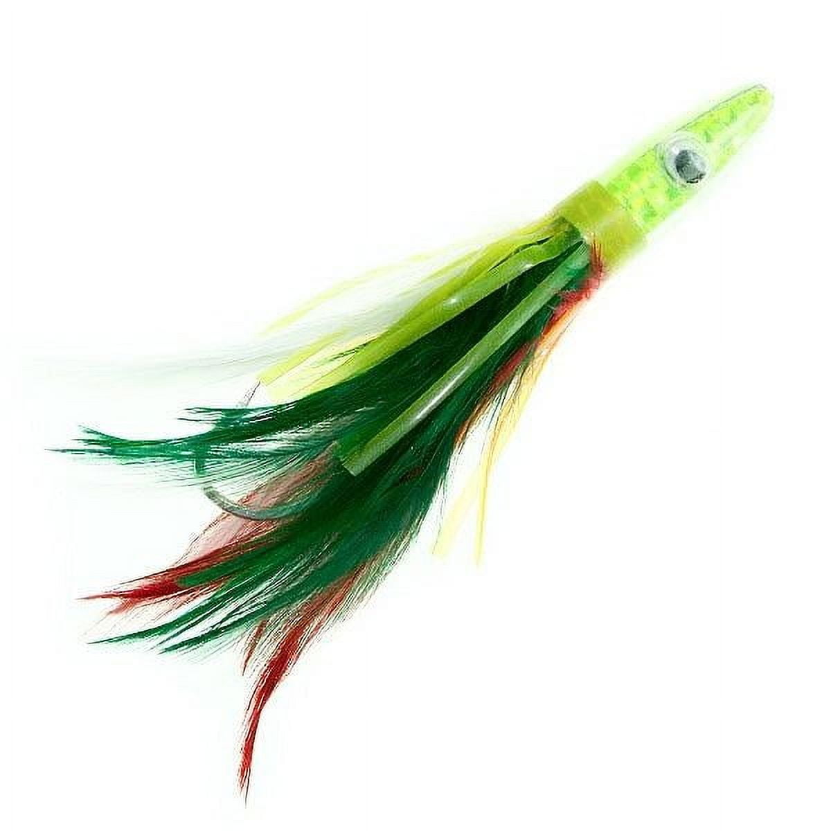 Boone 51485 Tuna Treat Rigged Trolling Feather 6" 1 1/2 oz 6/0 ...