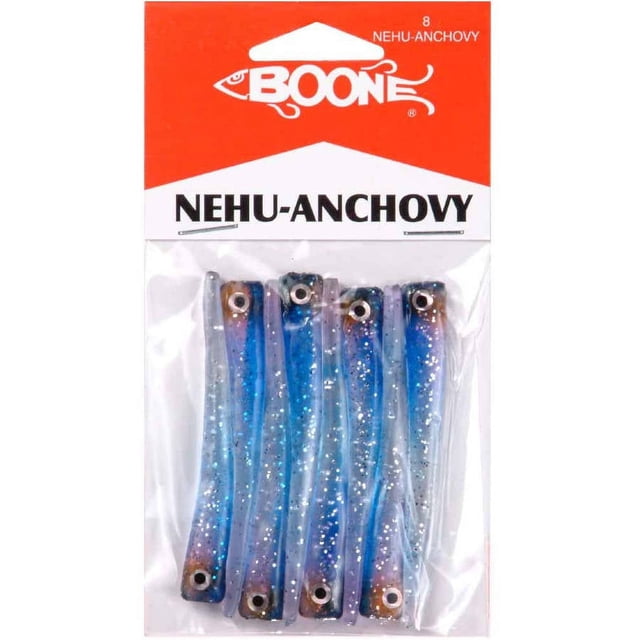 Boone Bait Nehu Anchovy Bait, 2-3/4" , 8-Pack, Blue/Red/Clear - Walmart.com