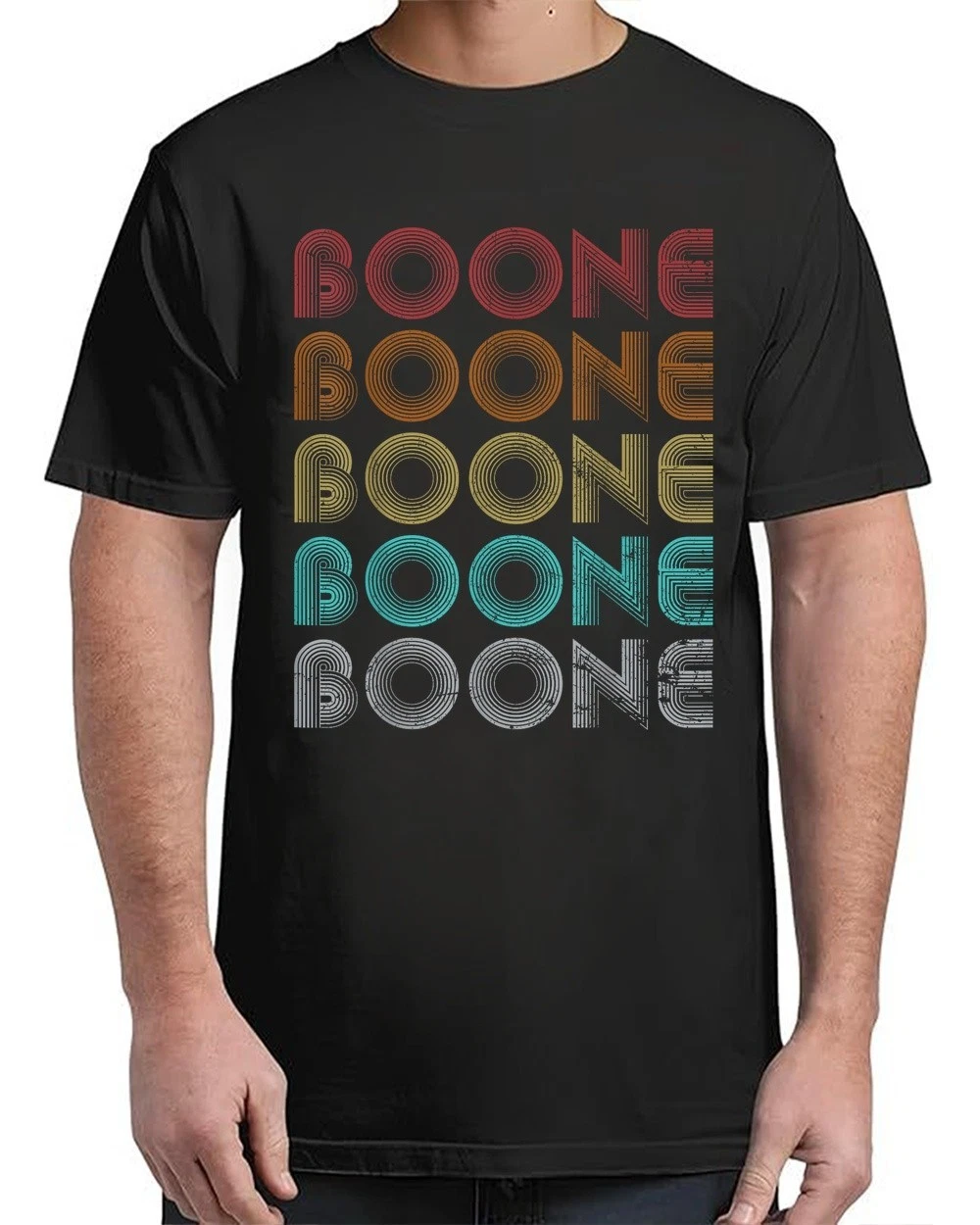 Boone Family Name I Love Boone Personalized Vintage For Adult S-4XL T ...