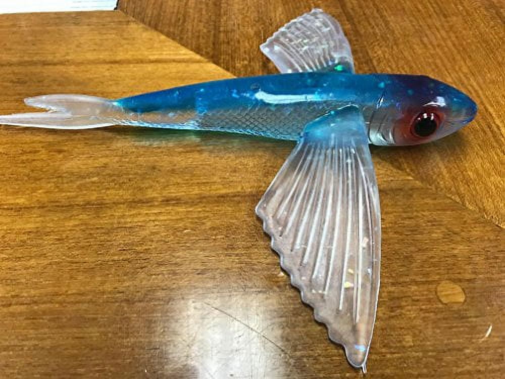 Boone Fishing Lure 55630 Unrigged Flying Bird Blue Clear 8" - Walmart.com