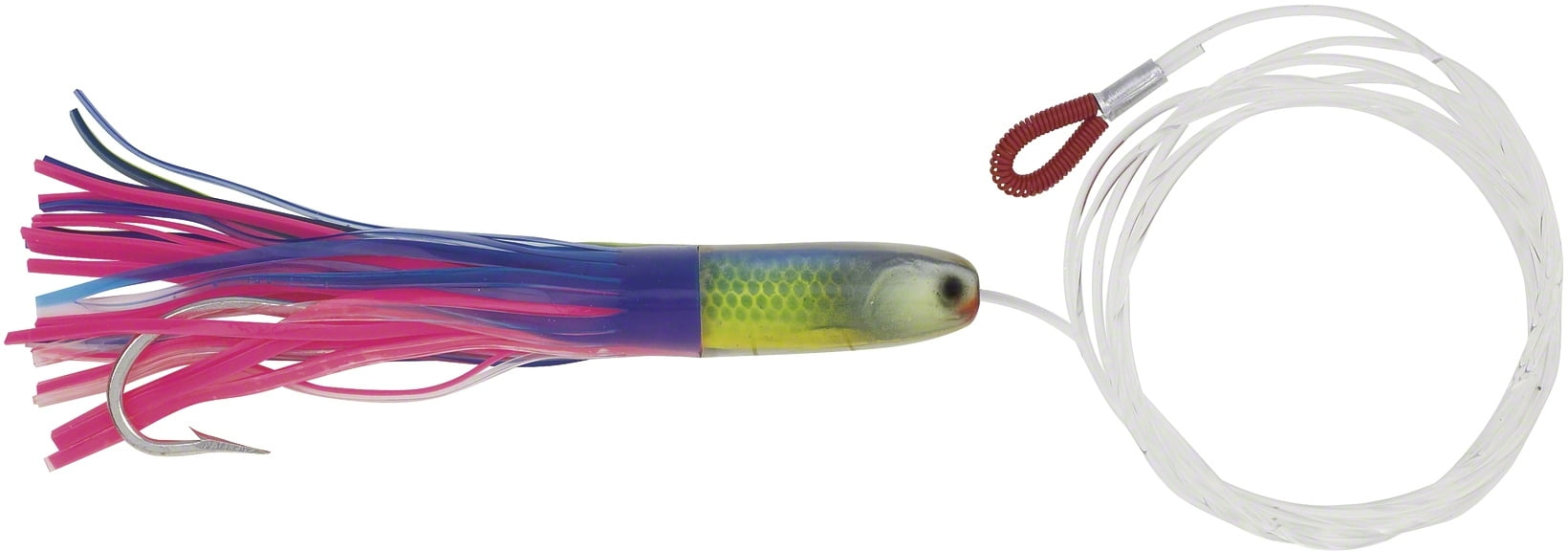 Boone Sea Minnow Rigged Trolling Lure #7/0 Hook 6" Blue Flying Fish ...