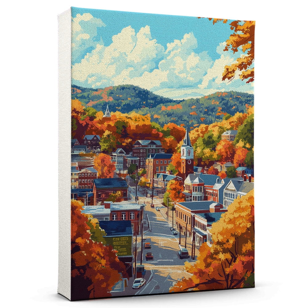 Boone Travel Canvass, North Carolina Canvass Wall Art, Boone Canvas ...