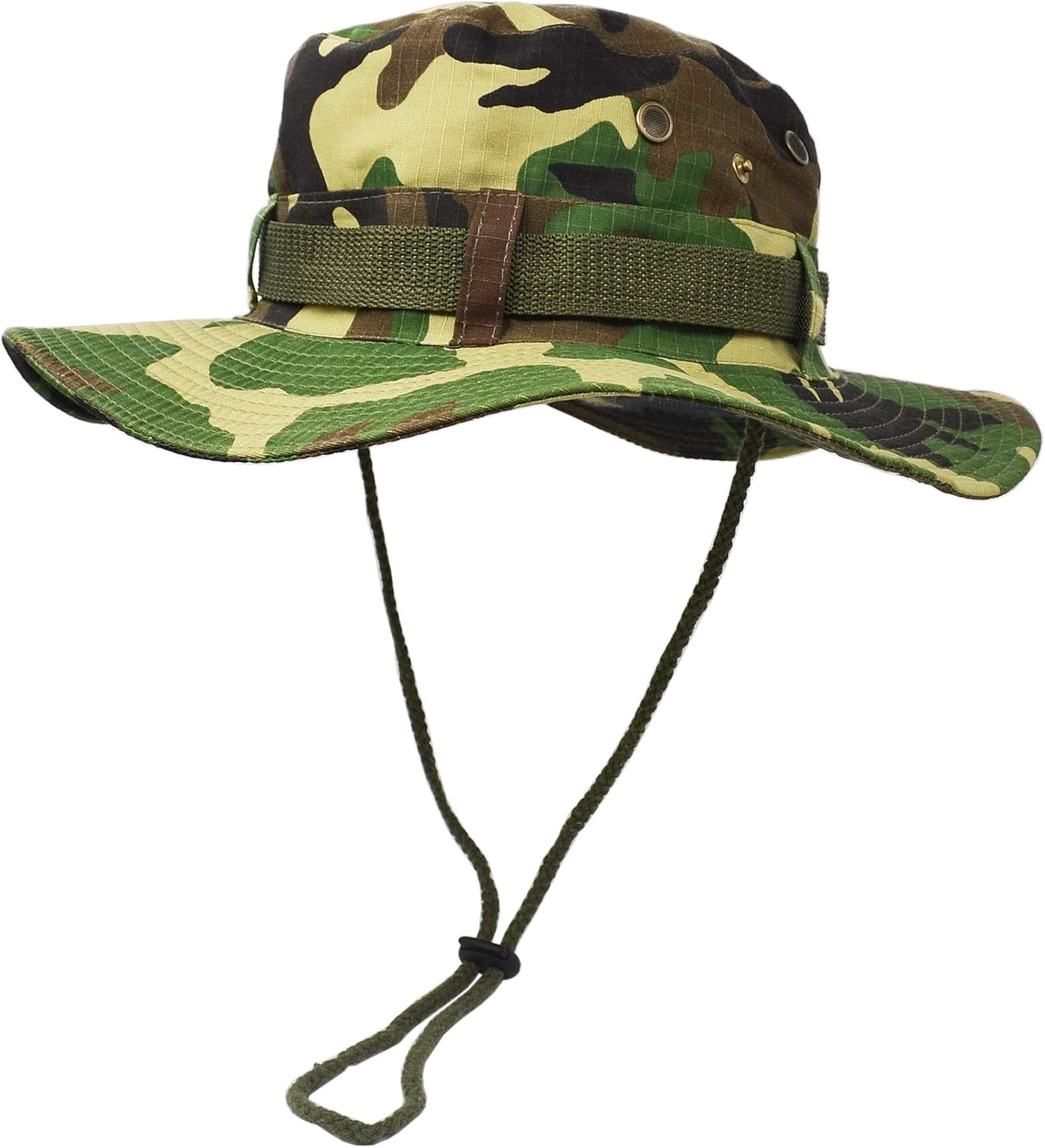 Boonie Hat, Outdoor Wide Brim Sun Protect Hat, Double Layer Classic US ...