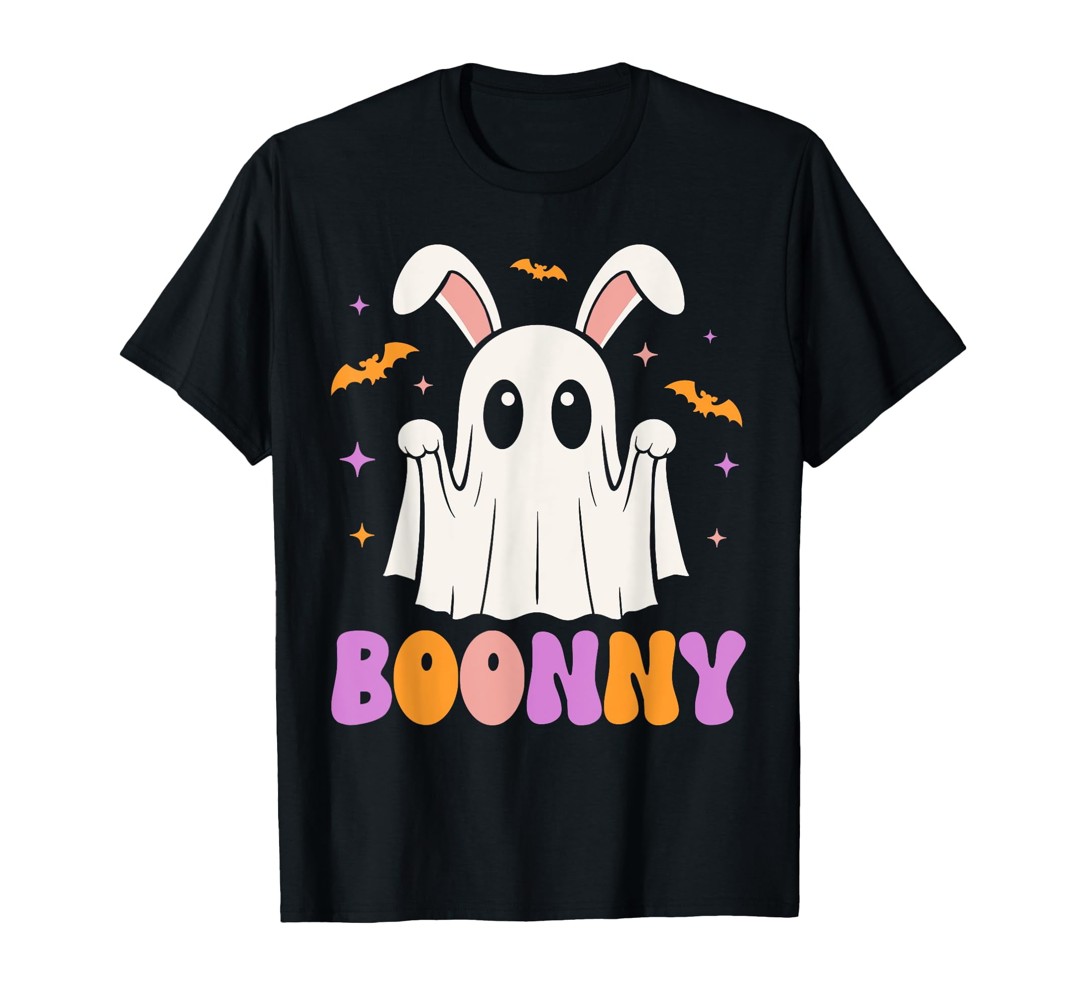 Boonny, spooky bunny ghost pun, rabbit Halloween costume T-Shirt ...