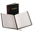 Boorum & Pease Log Book, Black/Red Cover, 150 Record-Ruled Pages, 10 3/ ...