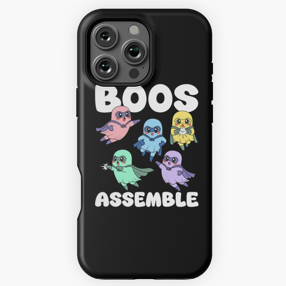 Boos Assemble Ghost Halloween Phone Case for iPhone 16 15 14 13 12 11 ...