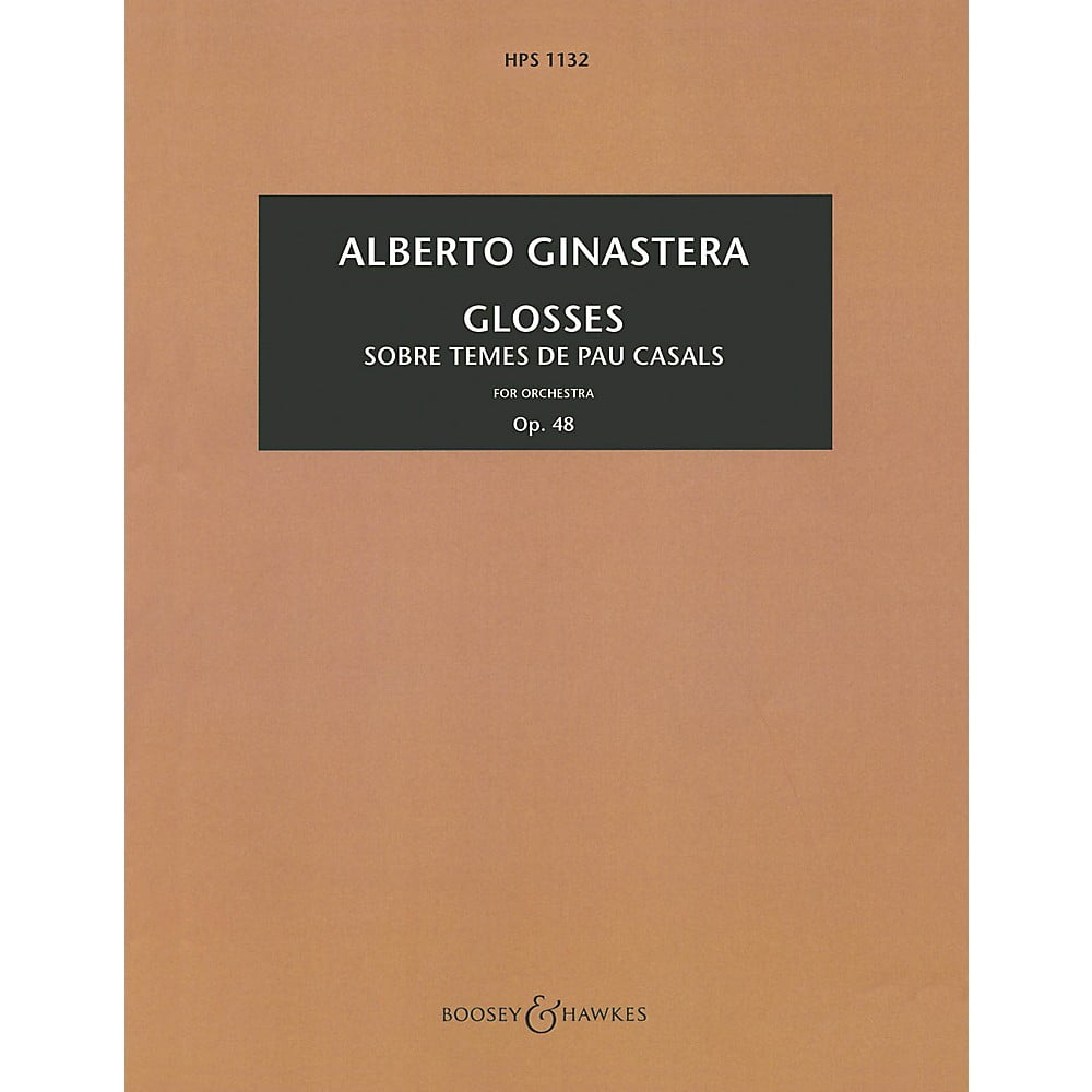Boosey and Hawkes Glosses, Op. 48 (Study Score) Boosey & Hawkes Scores ...