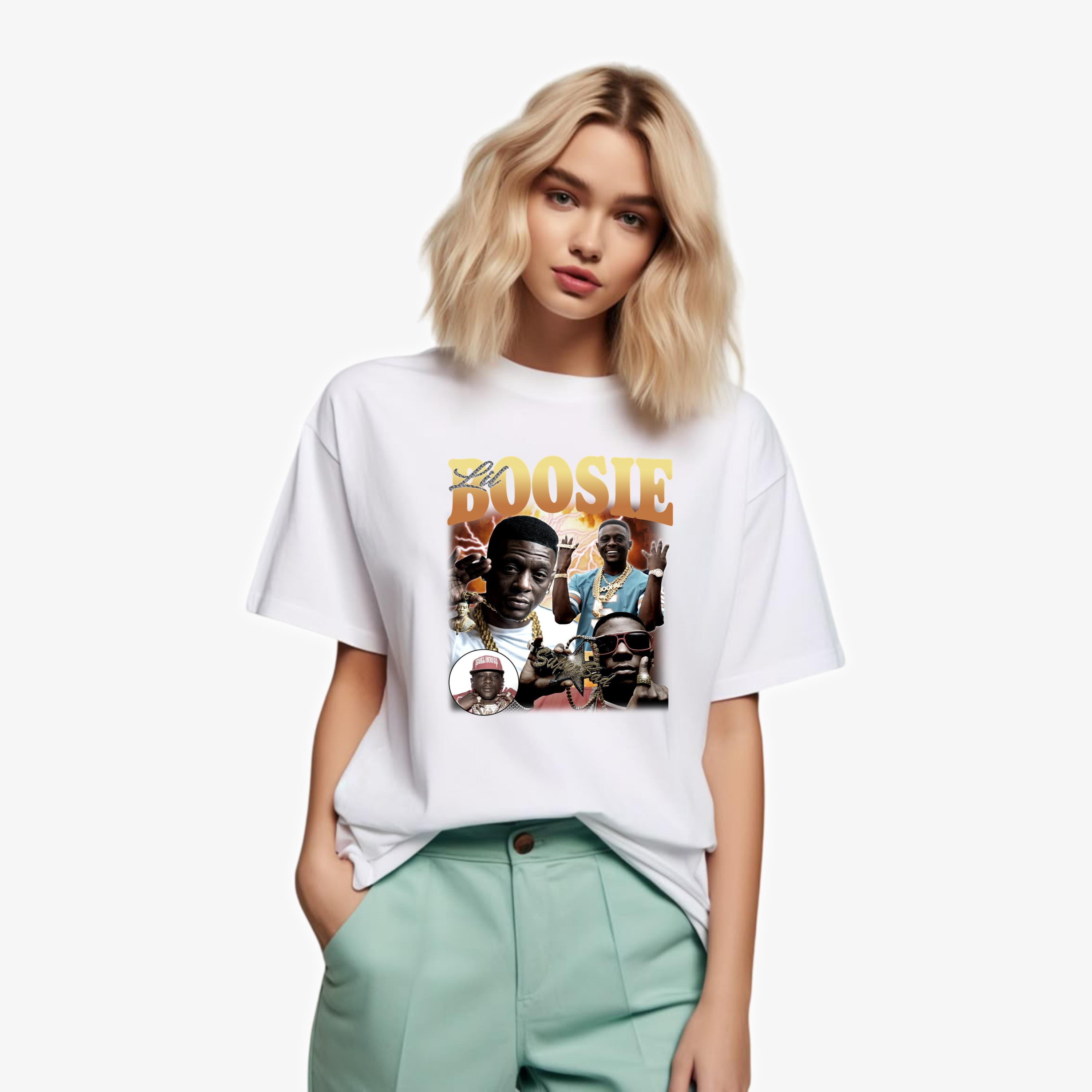 Boosie Badazz Graphic Rapper Lil Boosie Hip Hop Tee T-Shirt, for men ...
