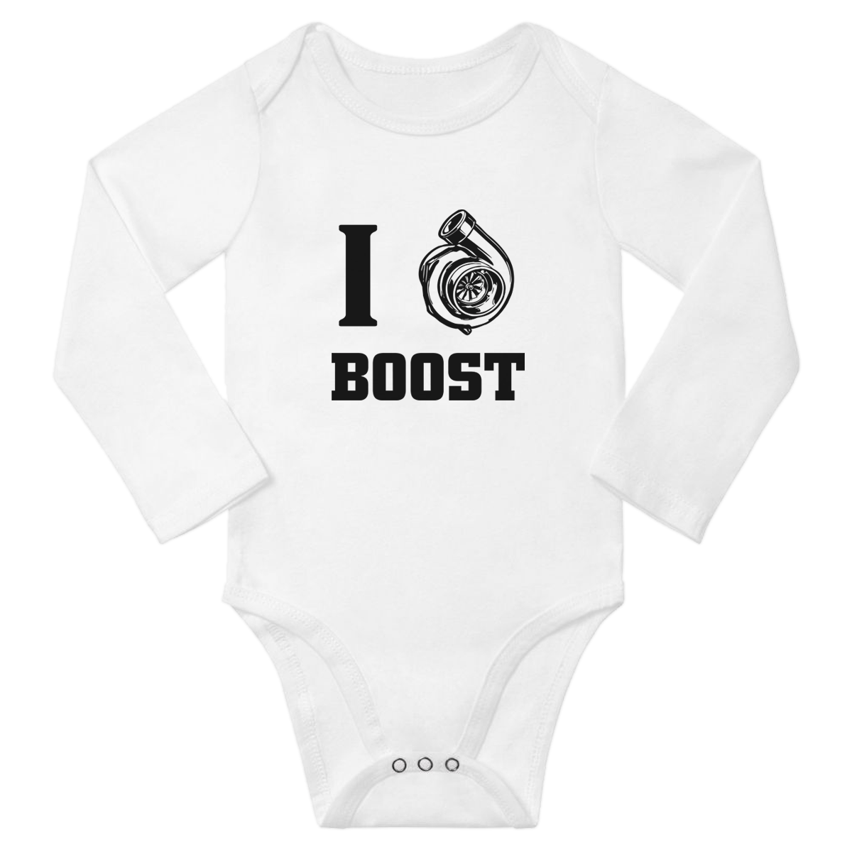 Boost Engine Funny Baby Long Sleeve Clothes Bodysuit Boy Girl Unisex ...
