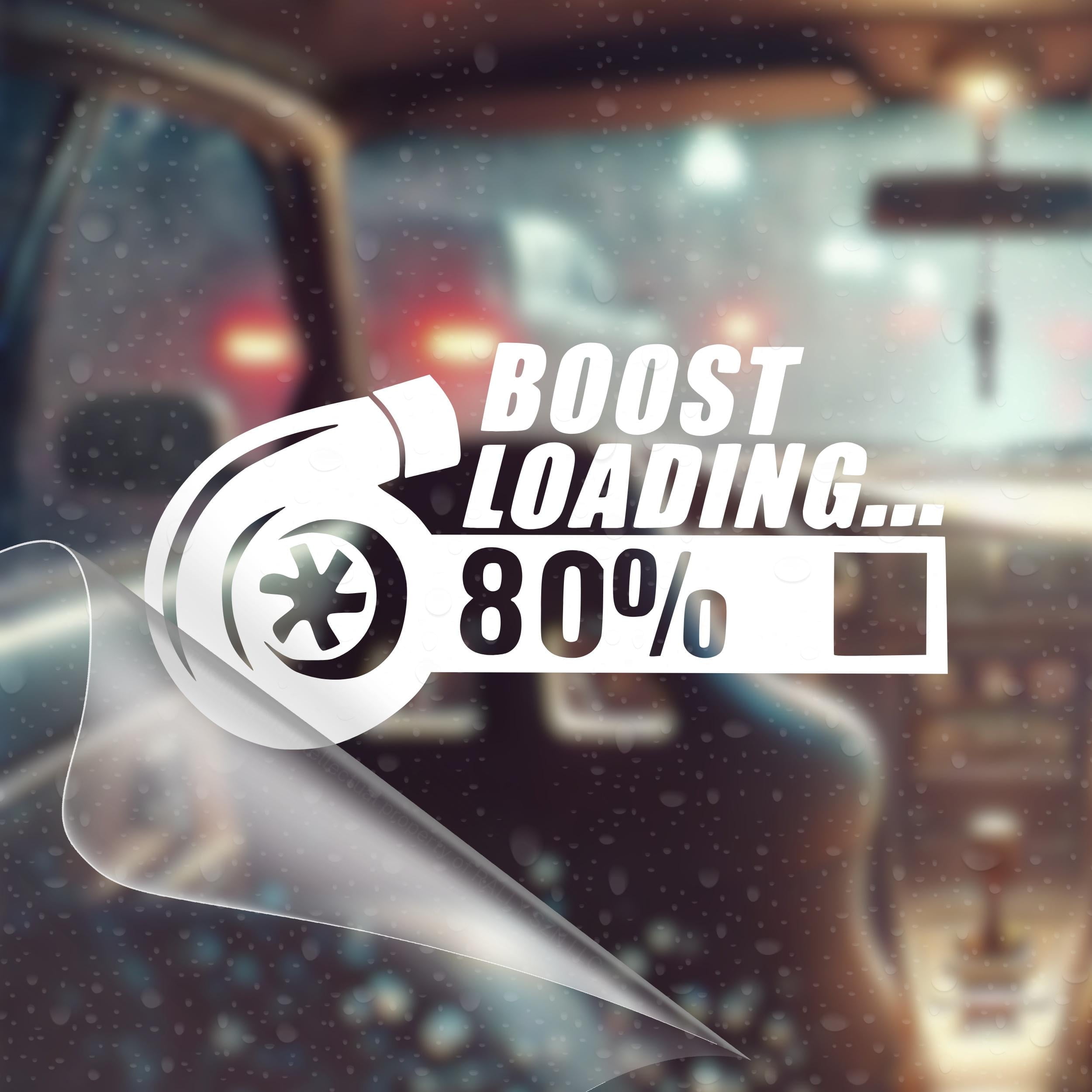 Boost Loading - JDM Car Vinyl Decal Bumper Sticker for Car, Wall, Window, Vehicle, Weather ...